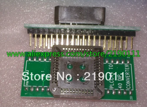 PLCC44 para DIP40 EZ Programador Adaptador de Soquete 12299|sockets ...