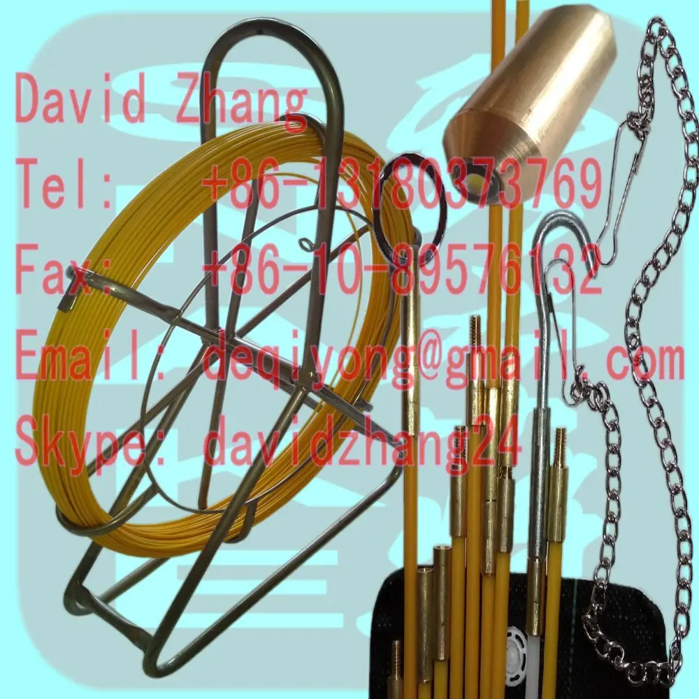 Electric-Reel-Wire-Cable-Running-Rod-Duct-Rodder-Fishtape-Puller-used ...