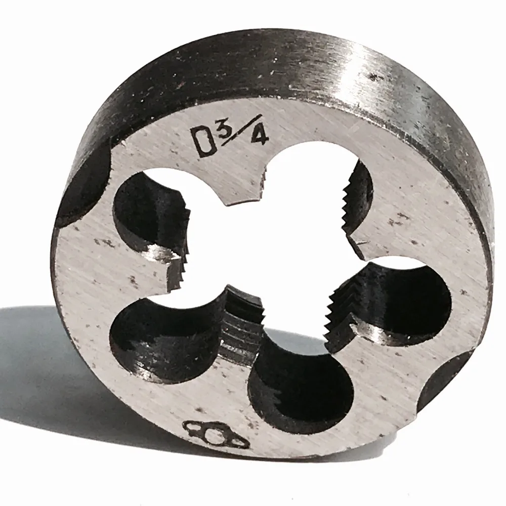 Free shipping of 1PC Alloy steel made UNC 3/4" 10 manual thread die for ...