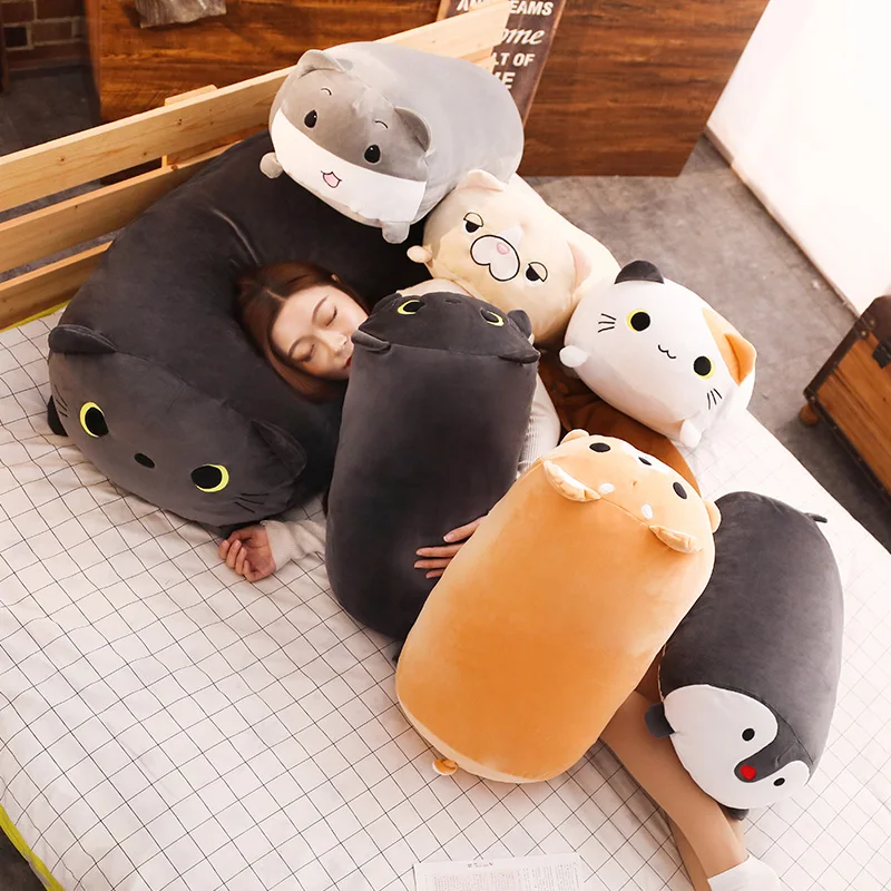 Shiba Inu Totoro Big Large Stuffed Plush Toy Pillow - KawaiiMerch.com