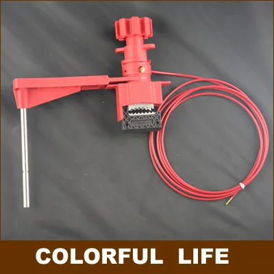 Single-Stop-arm-All-purpose-Ball-Valve-Lock-with-cable-gate-valve-Lock ...