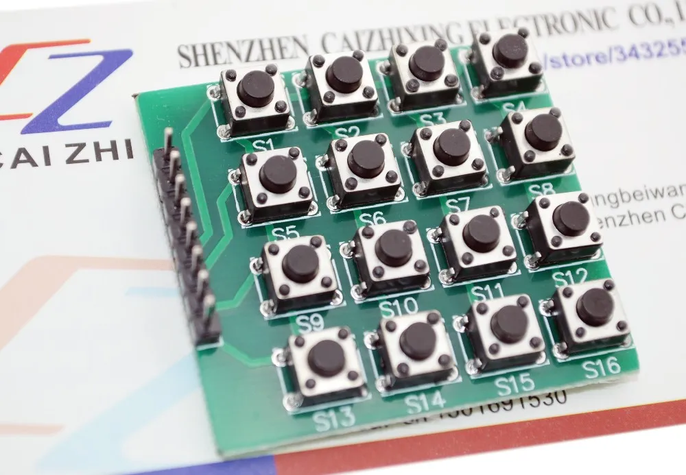 Free Shipping Into The Key 4 X4 Matrix Keyboard 16 Scm Extended Keyboard Module In Integrated