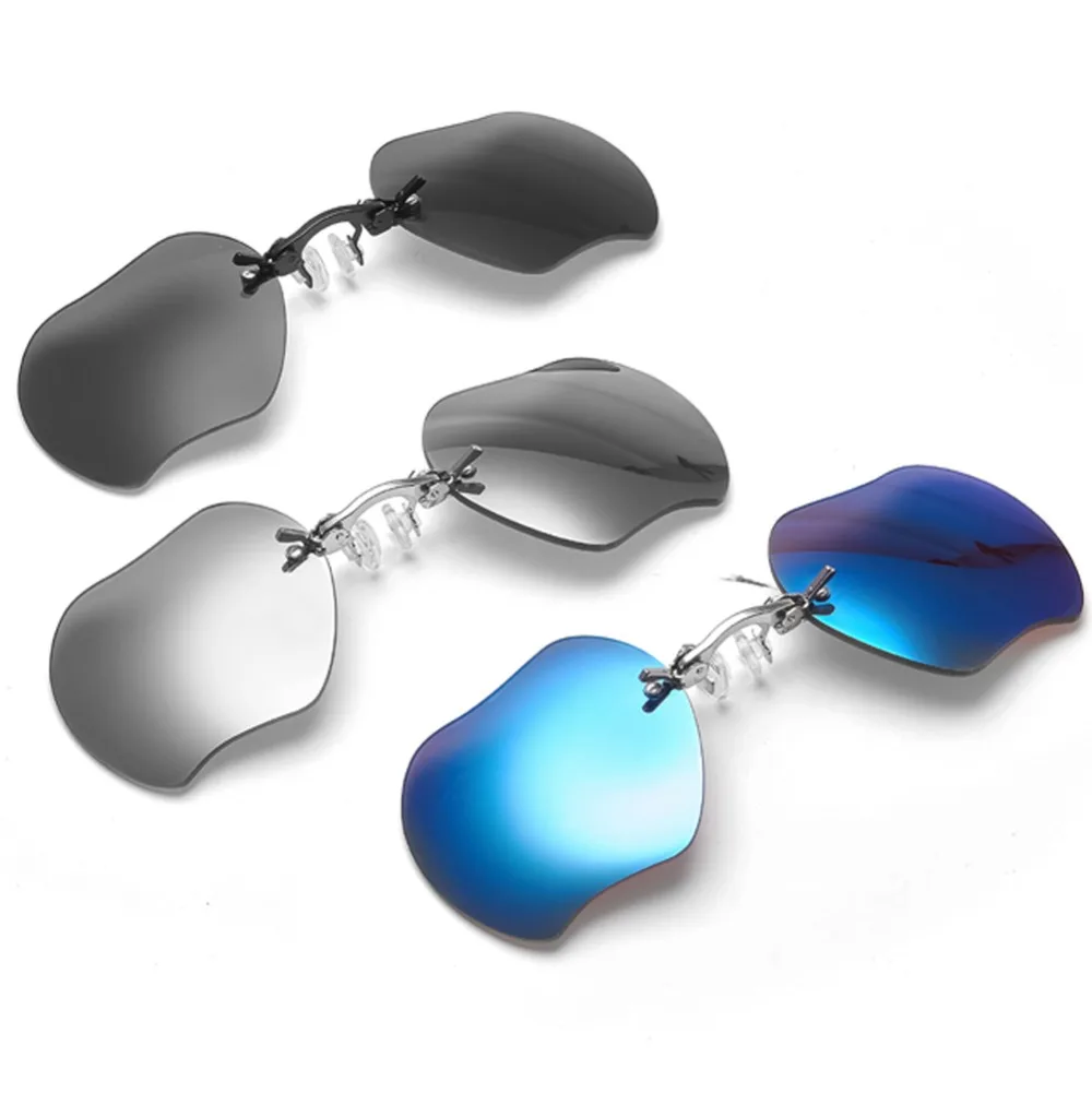 Buy Brand Designer 3 Colors Retro Round Clip On Nose Glasses Matrix Morpheus