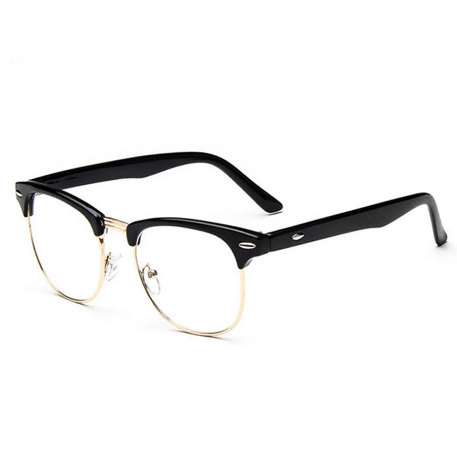 High Quality Glasses Men Women Oval Frames Vintage Optical Eyeglasses 