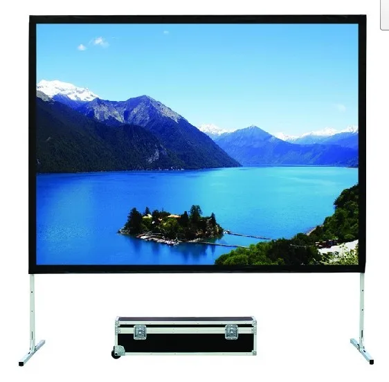 Best One 16:9 200inch Front Rear Projection Portable Fast Fold Screen ...