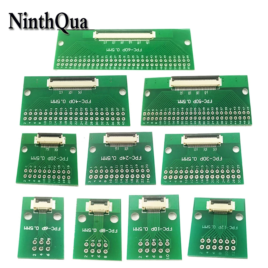 FPC FFC Cable 6 8 10 12 20 30 40 50 60 PIN 0.5 mm pitch Connector SMT ...