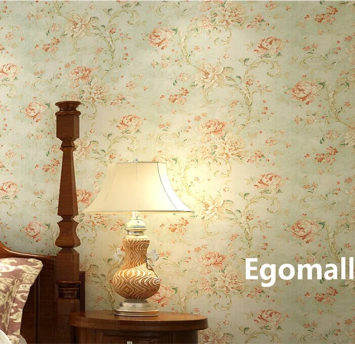 Купить винтаж американский стиль цветок обои нетканые ретро - обоями ...