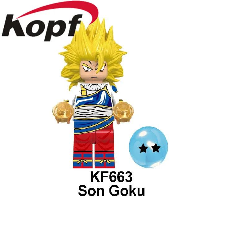 Single Sale Building Blocks Dragon Ball Z Son Goku Vegeta Recoom Raditz ...