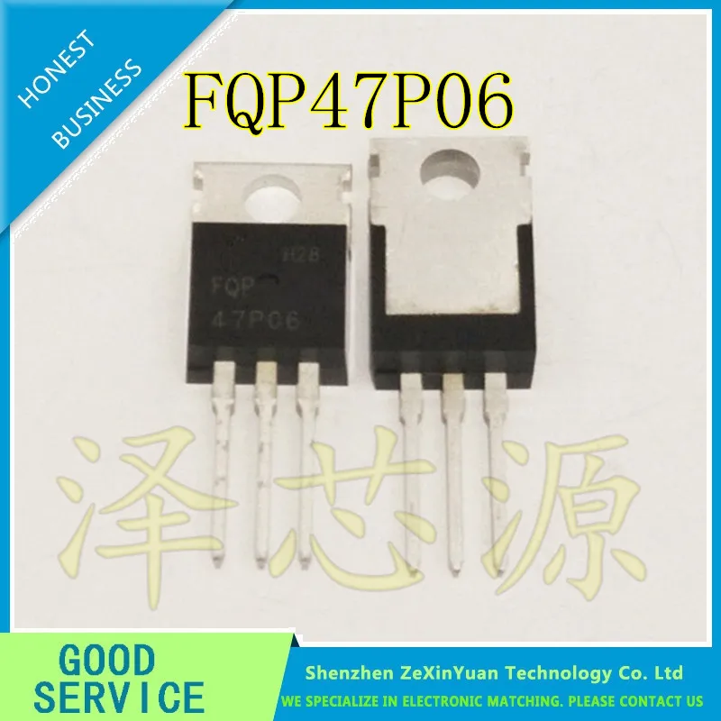 50 unids/lote FQP47P06 47P06 60V 47A 220 MOSFET 60V P Canal QFET|mosfet ...