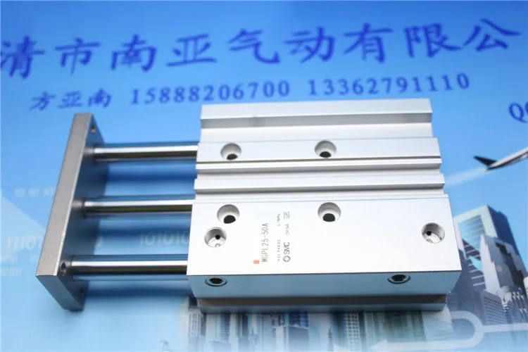 MGPL25-50A SMC Thin Three-axis cylinder with rod air cylinder pneumatic ...
