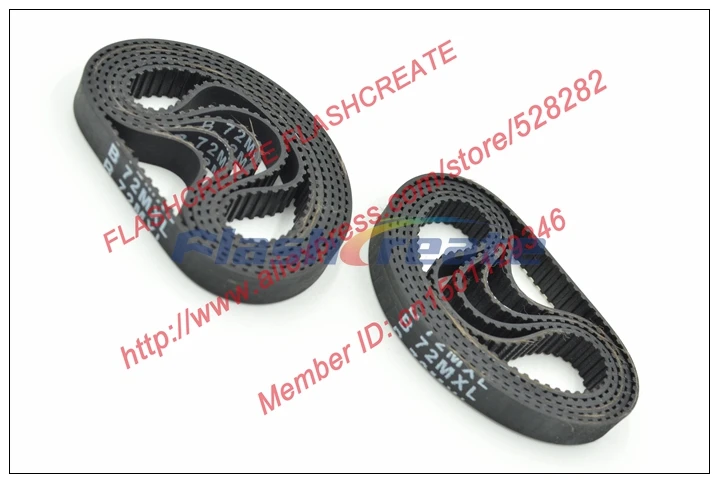 10pcs-B72-MXL-Timing-Belt-Teeth-72-Width-6-35mm-Length-146-30mm-B72MXL ...