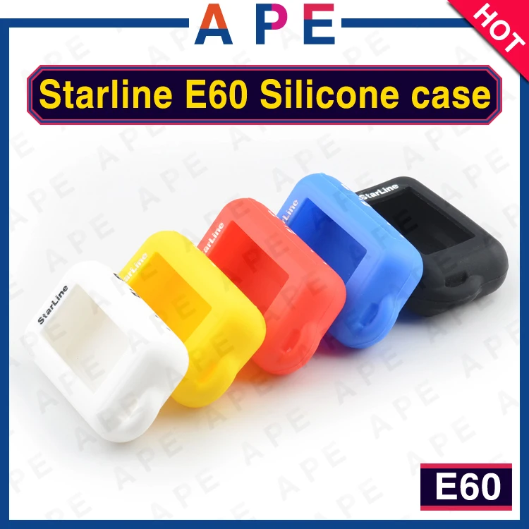 Factory Promotion 20PCS 2 way FM transmitter E60 silicone case/cover for Starline E60/E90/E61 ...