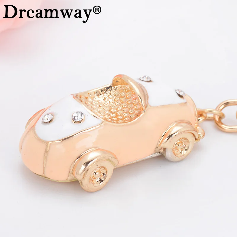 Lovely car model keychain keyring for women bag charm pendant cars key ...
