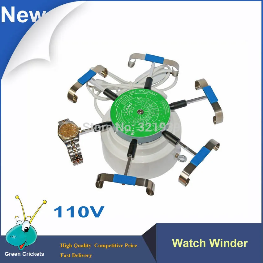2016 Latest 110v Watch Winder,6 Arms Watch Wind Test Machine,automatic ...