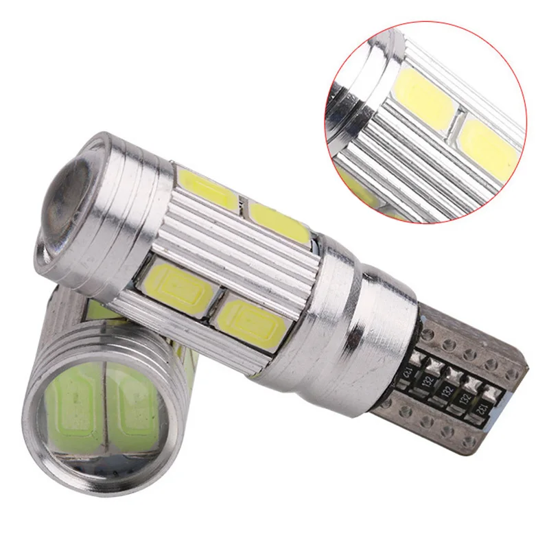 1PC New Universal T10 wide light decoding Auto T10 5630 10SMD car LED ...