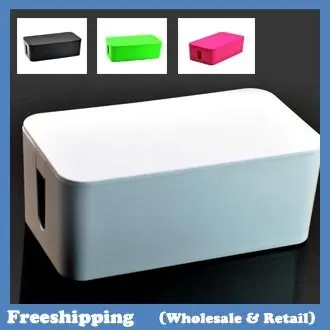 Hot-Cablebox-Cable-wire-storage-box-four-colors-24-13-10CM-free ...
