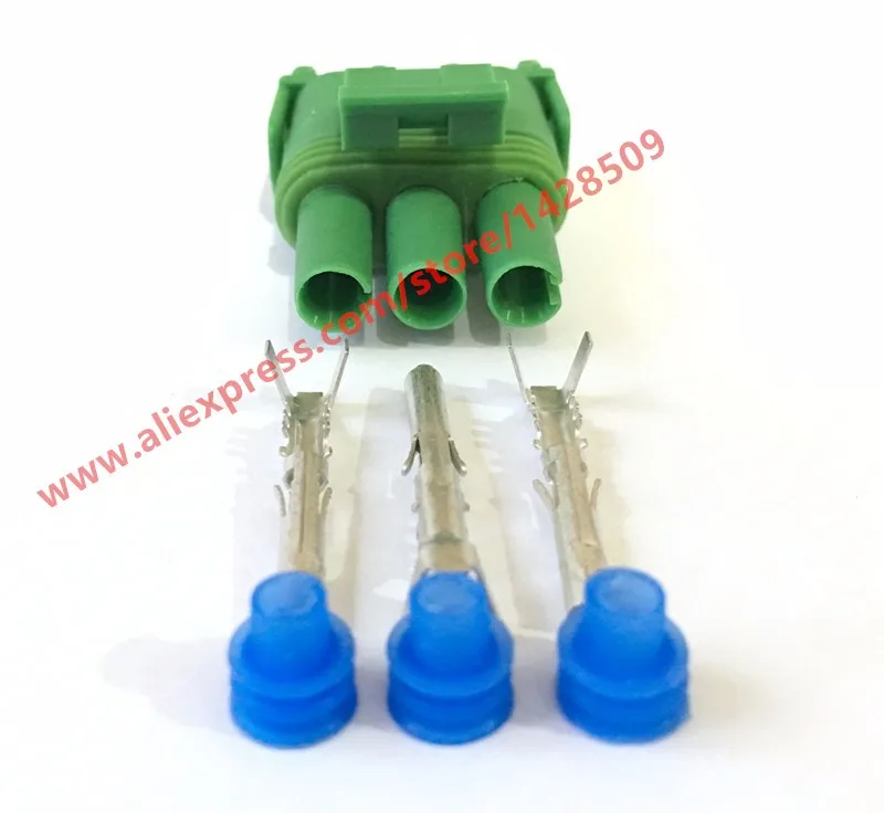 1 Set 3 Pin Sensor Socket Automotive Connector Car Plug Female ...