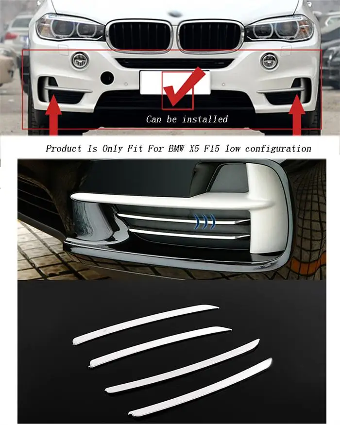 Автомобильный Стайлинг, крышка из нержавеющей стали, передняя ...