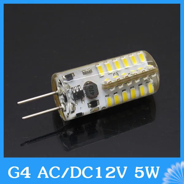 g4 led AC DC 12v 5w 48pcs led chip smd 3014 bulbs Warm Cold White ...