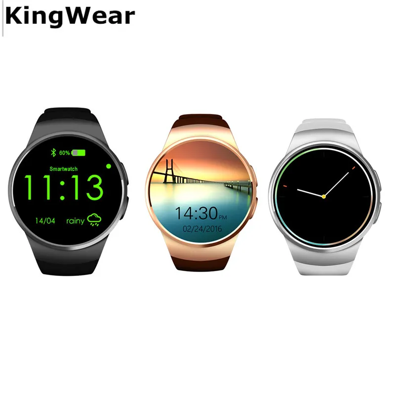 KingWear KW18 Bluetooth Smart Watch Phone Full Screen Support SIM TF ...