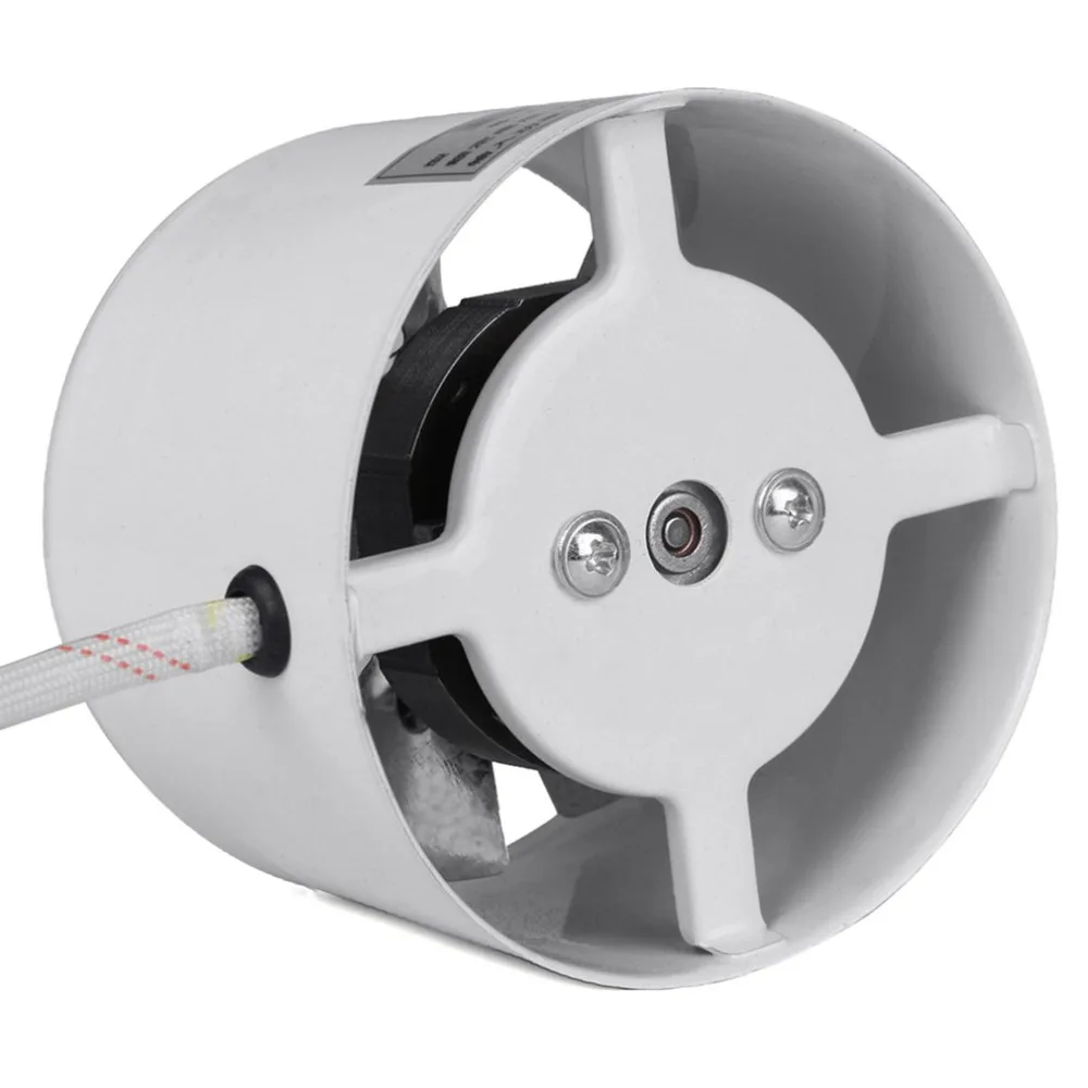 Inline Duct Booster Exhaust Fan - 4" 6" 8" 10" Intake Out-Take ...