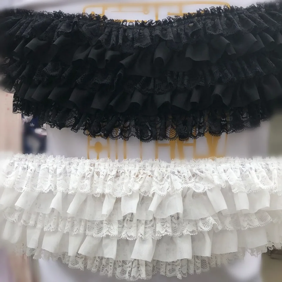 black ruffled lace trim Cheaper Than Retail Price> Buy Clothing ...