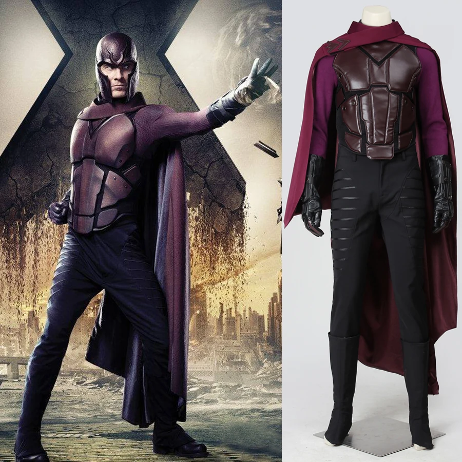 X men Magneto Días del Futuro Pasado Cosplay Max Eisenhardt Erik ...