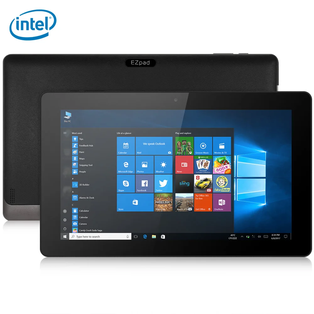 Jumper EZpad 4S Pro Tablet PC 10.6 inch Windows 10 Intel Cherry Trail ...