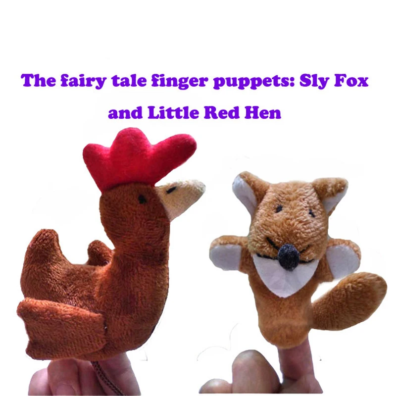 2 Stücke Finger Puppe Baby Plüschtiere Das märchen fingerpuppen die Sly ...