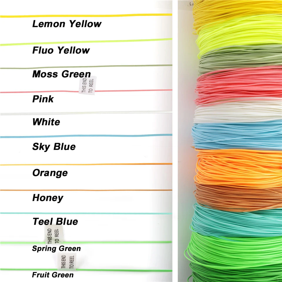 Maximumcatch 100ft 1/2/3/4/5/6/7/8/9wt Fly Fishing Line Weight Forward ...