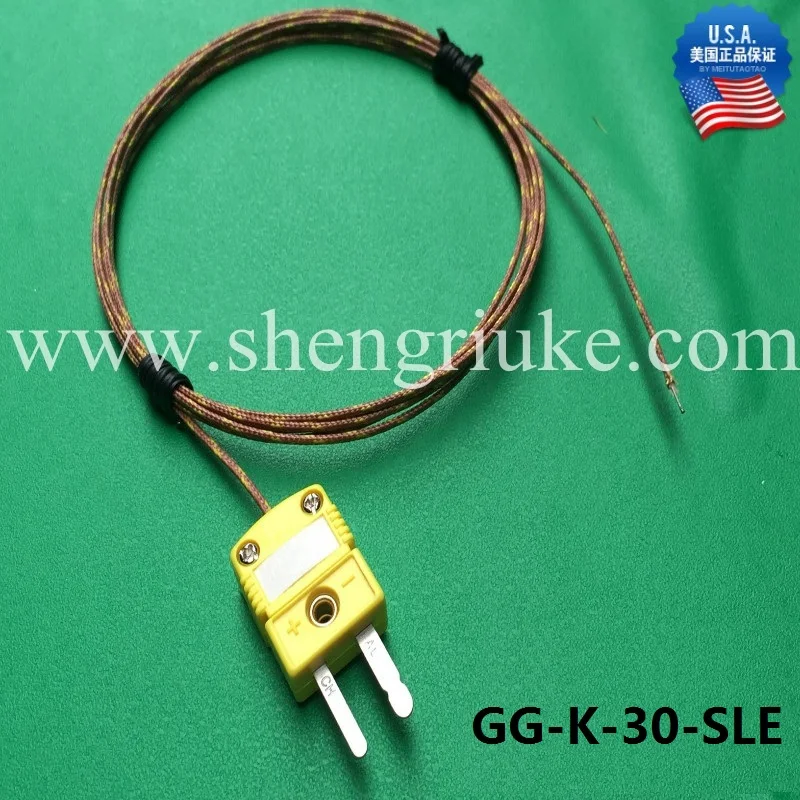 OMEGA glass braid insulated type K thermocouple wire fiberglass hot ...