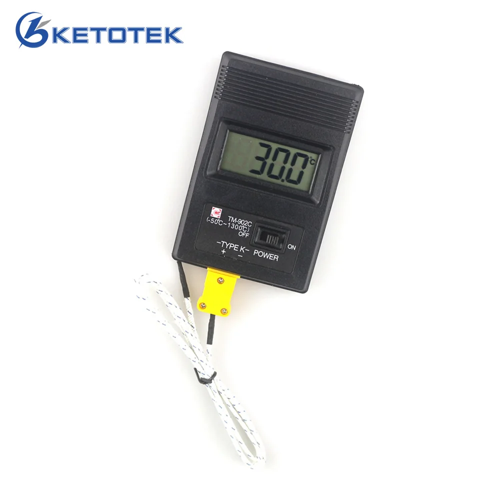 New Arrival TM 902C 50C ~+300C Thermometer Temperature Meter with K ...