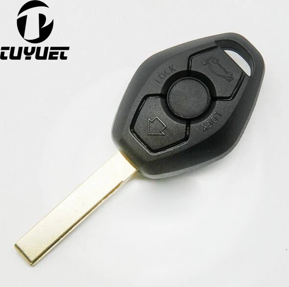 3 Buttons FOB Car Key Case For BMW X5.X3.320.325.520.523.525.530 remote ...