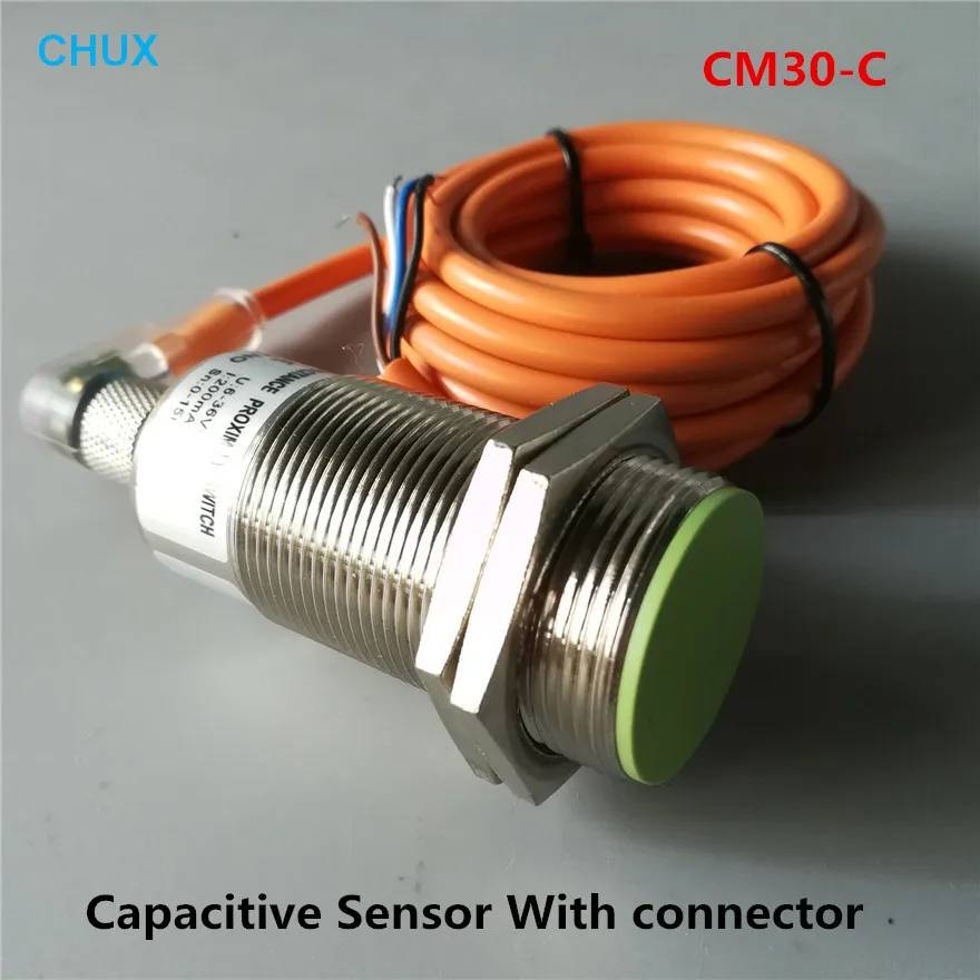 Proximity Sensor Capacitive Switch PNP NO/NC/NO+NC with 2m Bend LED ...