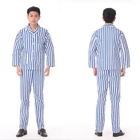 Male Hospital clothing 100% Cotton long sleeved gown dress customized ...