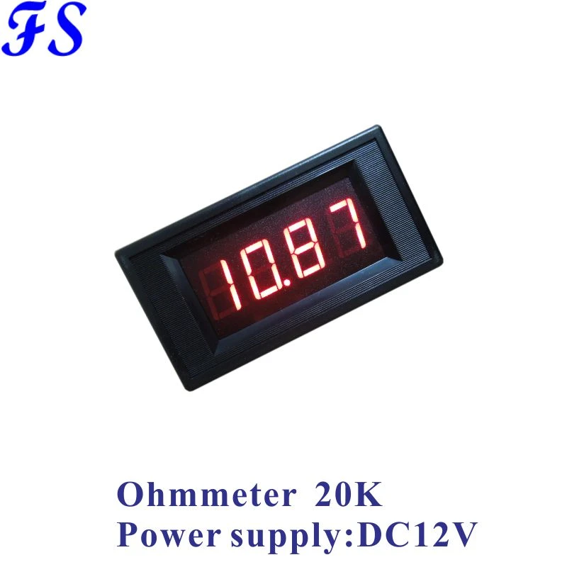 Ohm Meter 20k Supply Voltage Dc 12v Led Digital Resisitance Meter ...