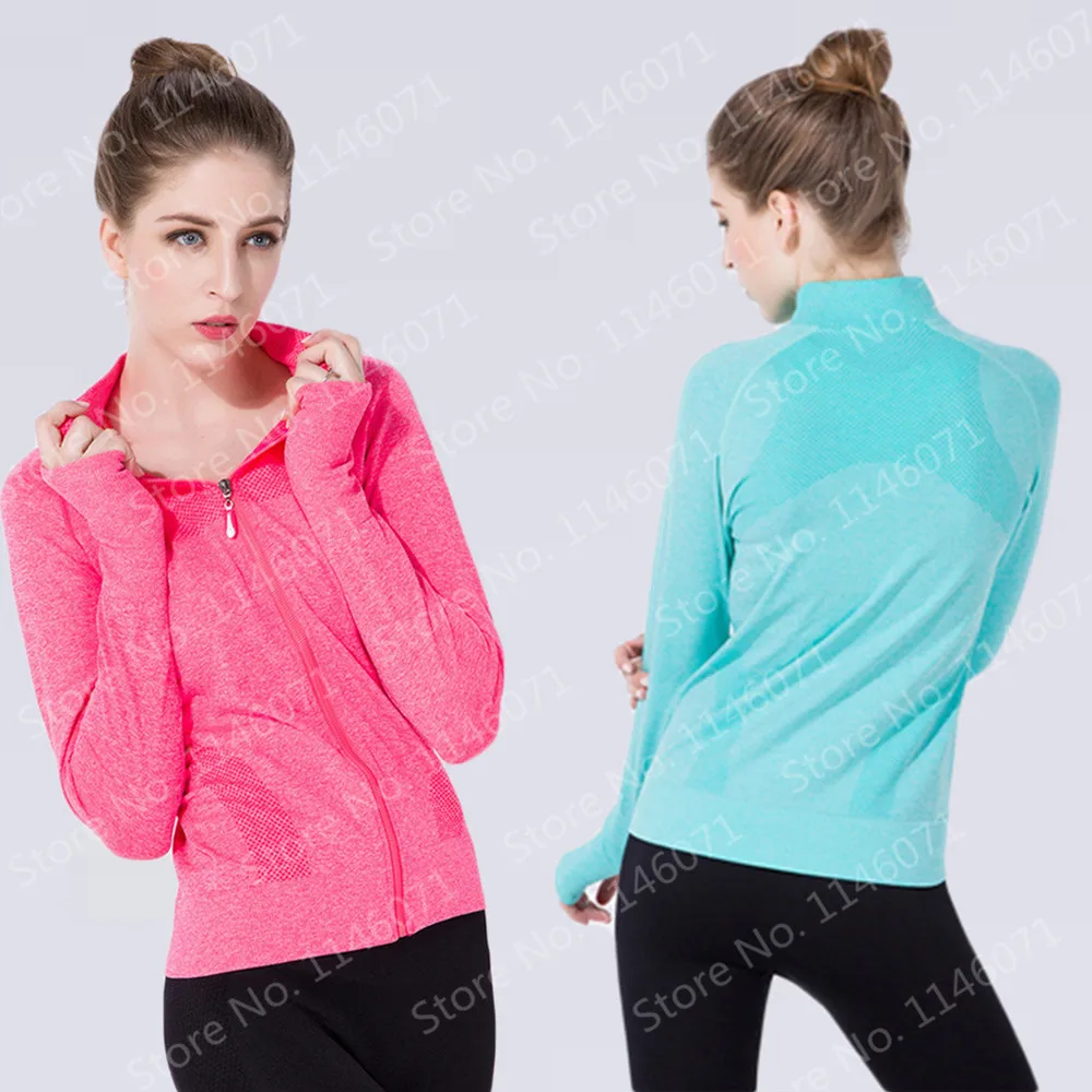 Multi color Running Sports Jacket atheletic Shirt Quick Dry Women ...
