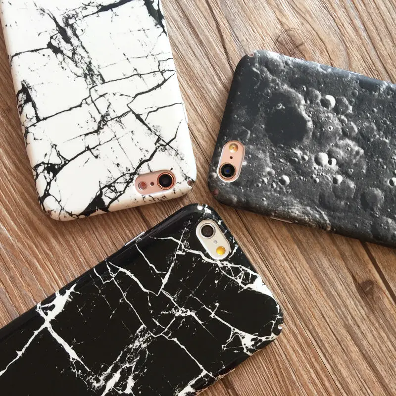 Hot Marble rock pattern hard PC phone case cover For iPhone 6,6S,6plus ...