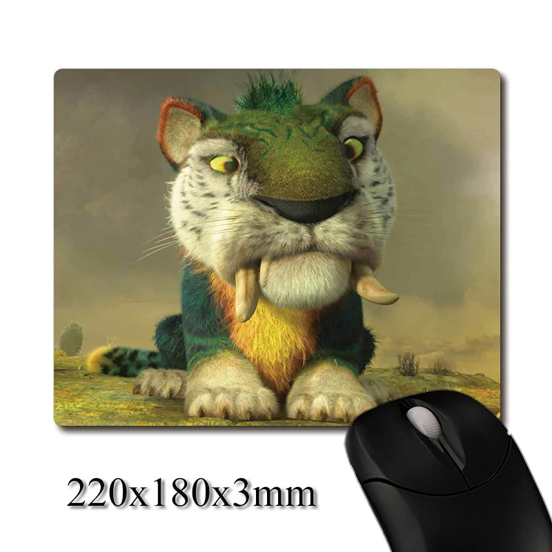 Cute baby saber toothed tiger cartoon CG printed Heavy weaving anti ...