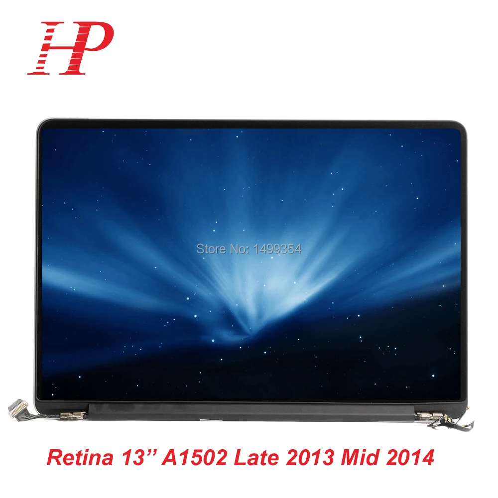 98% novo brilhante a1502 led display lcd assembléia de tela para ...