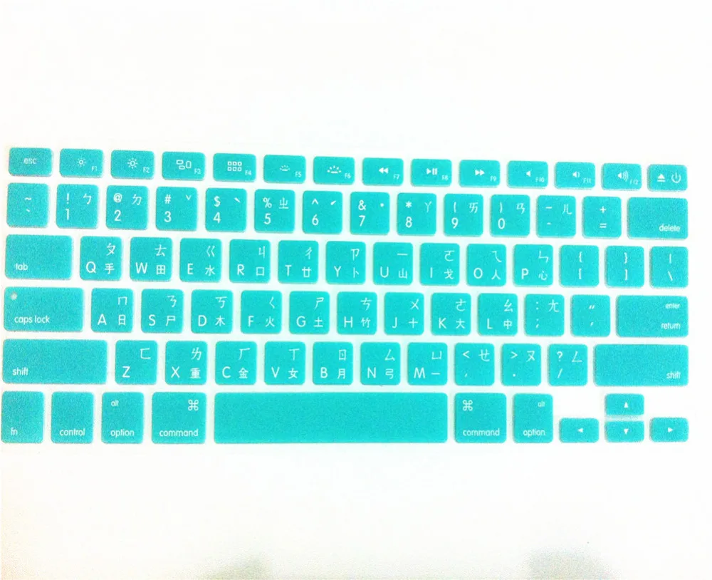 For Macbook Air Pro Retina 13 15 17 Keyboard Layout Skin Hot ...