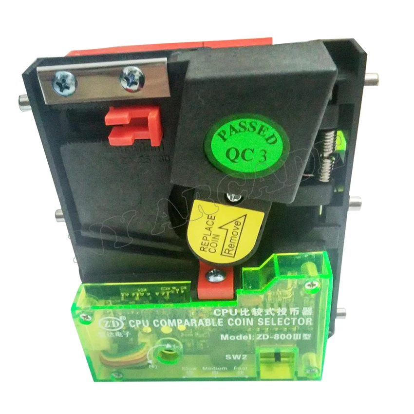 CPU Comparable Vetical Coin Acceptor Drop Insert Coin selector Of ...