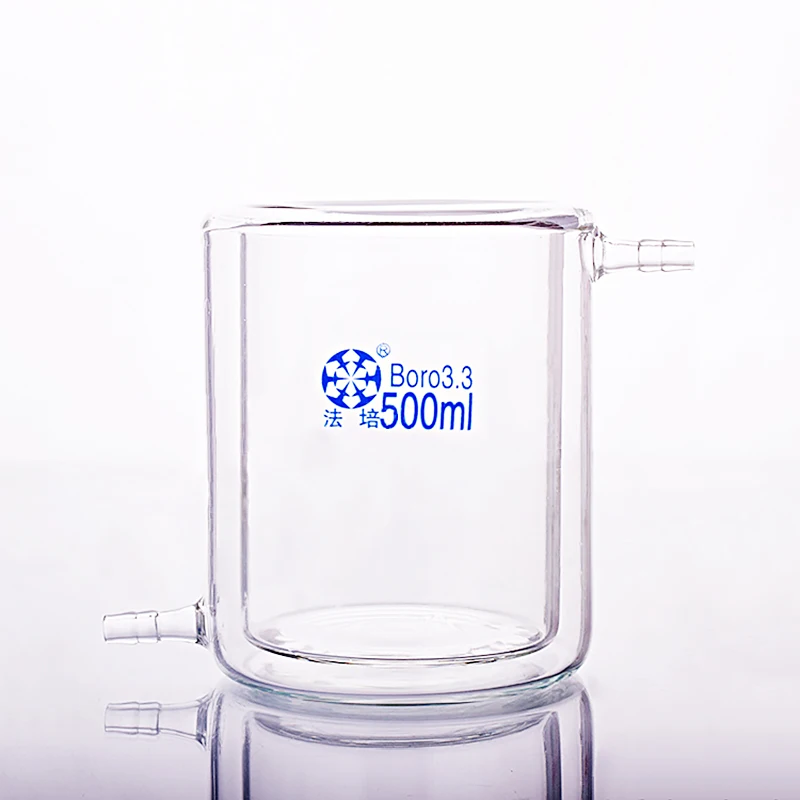 Double deck beaker,Capacity 500ml,Double layer cold trap,Photocatalytic ...