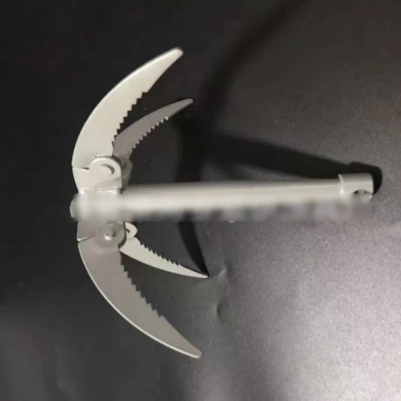 Foldable Cutter 4-claw Sickle Aquatic Fishing Cutting Grass Plants ...