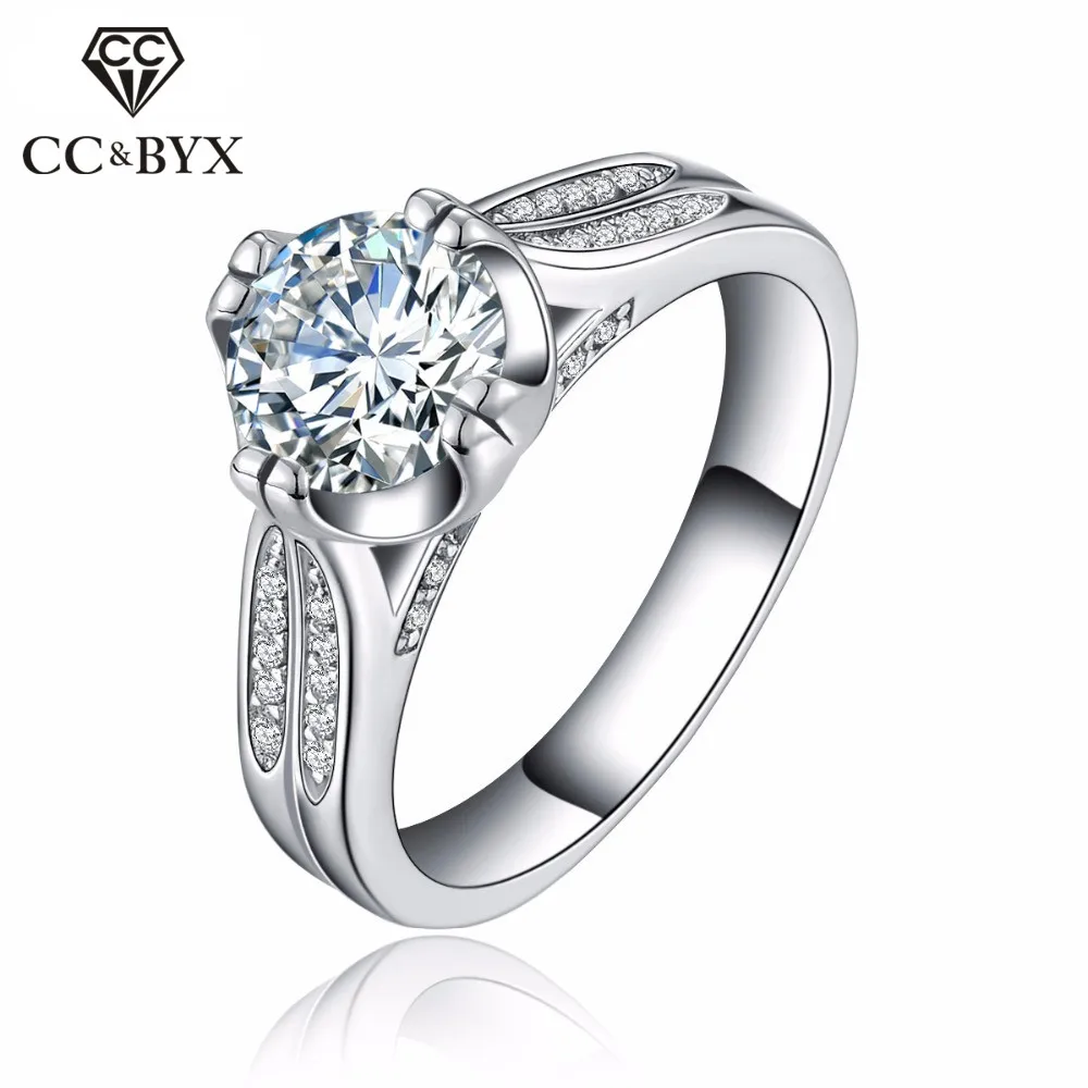Fashion Jewelry AAA CZ Engagement Rings for Women Bijoux Femme Vintage ...