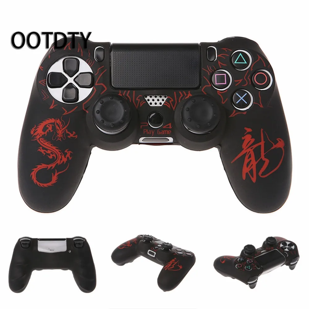 For Playstation PS4 Controller Slim Gamepad Protect Chinese Characters ...