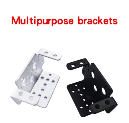 10pcs/lot Aluminum Brackets For Standard Servos And DIY Robot Arm ...