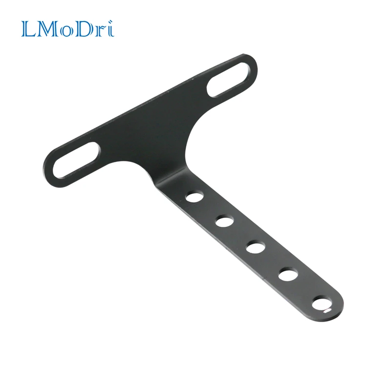 LMoDri Motorcycle Black Headlight Bracket Adjustable Holder For Harley ...