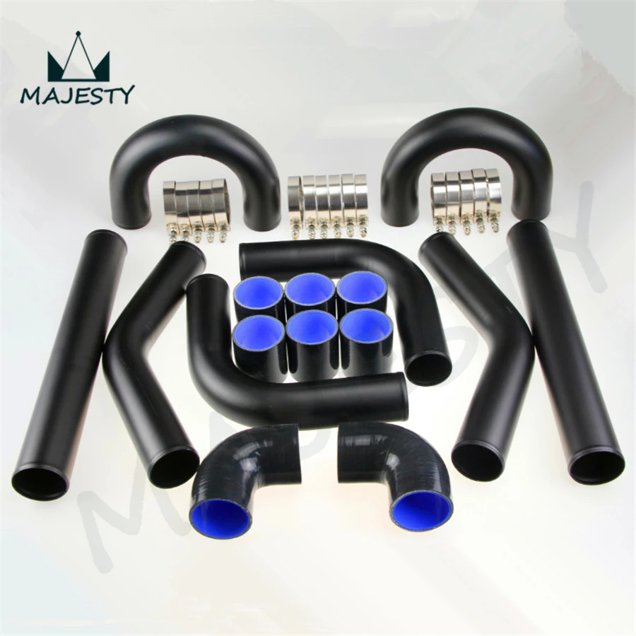 Universal Turbo Turbo 2.5" 63mm Intercooler Pipe Turbocharged System ...