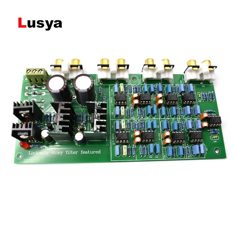 Linkwitz Riley filter 3 Way Crossover PCBA ClassA Power 6 Channel ...